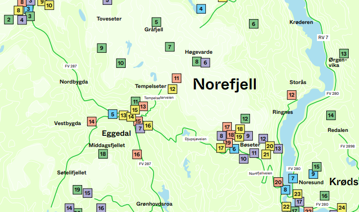 Kart - Visit Norefjell